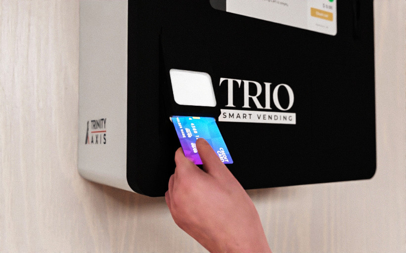 TRIO Compact | Wall Mountable Mini Vending Machine | Trinity Axis