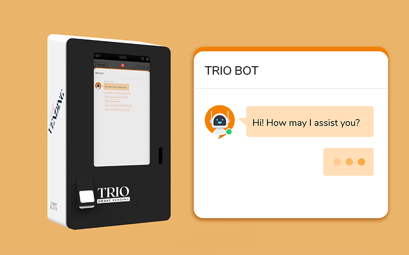 TRIO Compact | Wall Mountable Mini Vending Machine | Trinity Axis