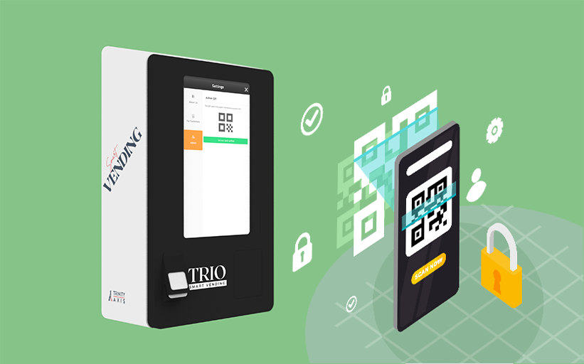 TRIO Compact | Wall Mountable Mini Vending Machine | Trinity Axis