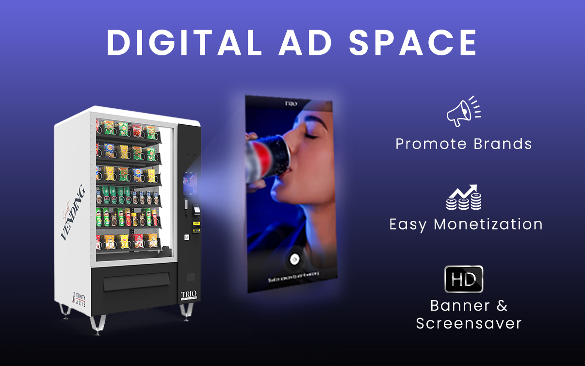 TRIO Plus | Large Capacity Smart Vending Machine | Trinity Axis