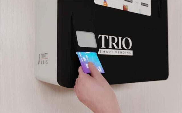 TRIO Compact | Wall Mountable Mini Vending Machine | Trinity Axis